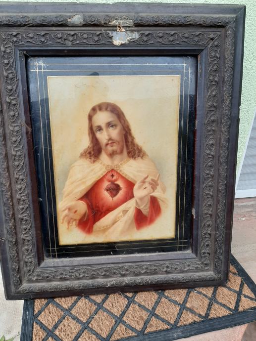 Srce Isusovo stara slika