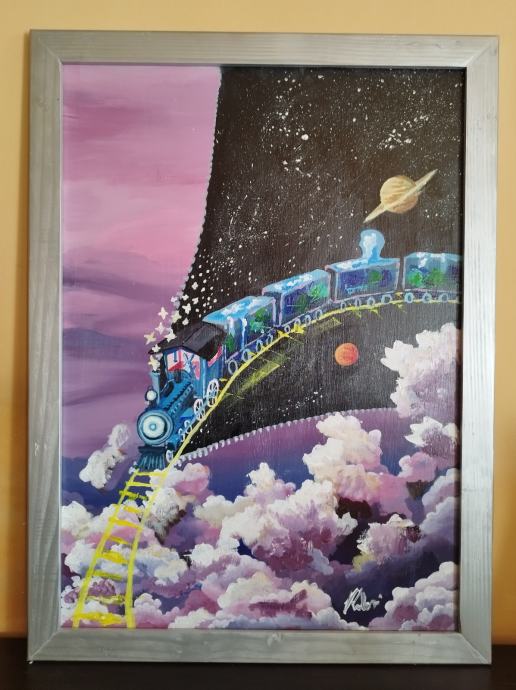 Umjetnčka slika dim: 50cm x 70cm