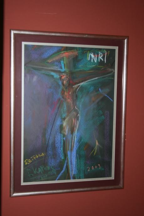 Umjetnička slika Isus na križu