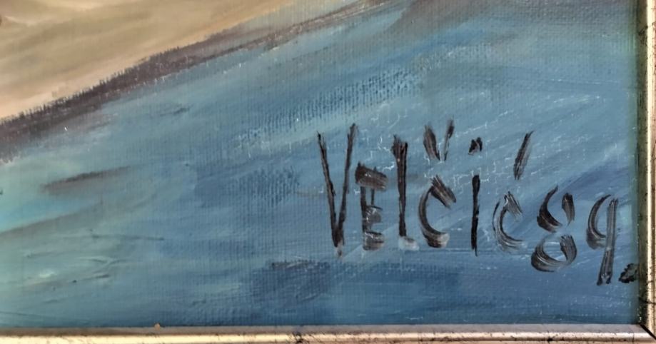 Zdenko Velčić - ulje na platnu iz 1989.godine