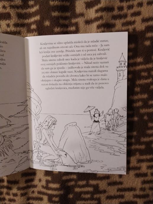 3 slikovnice - 2 bajke-bojanke (F. Salten, Andersen i braća Grimm)