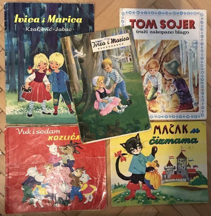 5 Slikovnica Sa 6 Priča Iz 70 Ih Godina Ivica I Marica Mačak U čiz