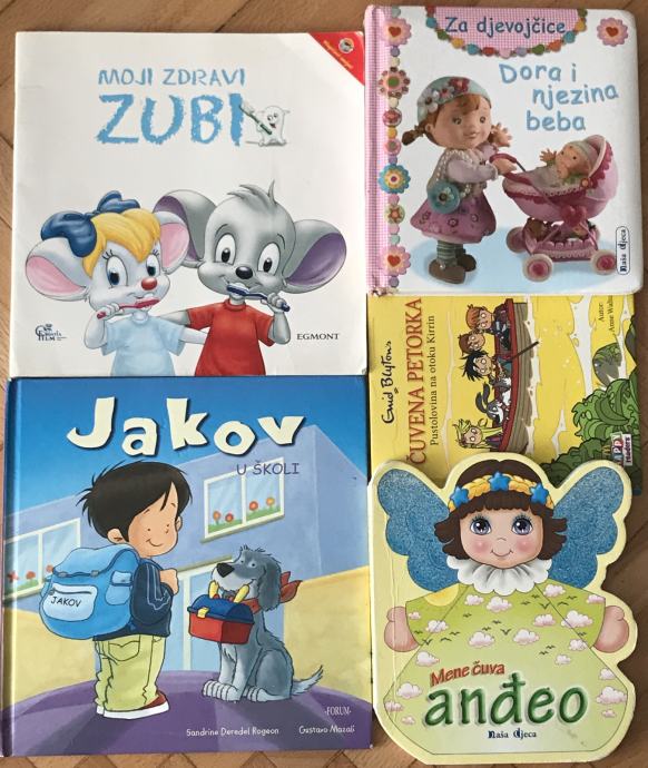 5x slikovnica | od 2011.do2015. | Jakov + Dora + Anđeo + Hlapić i Gita