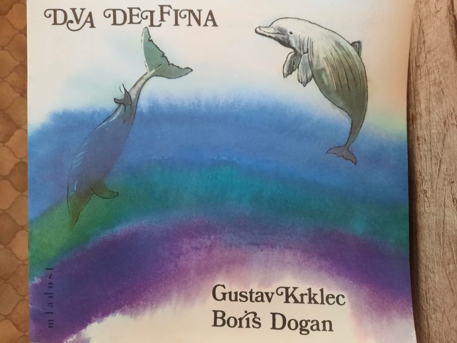 Gustav Krklec Boris Dogan DVA DELFINA rijetko