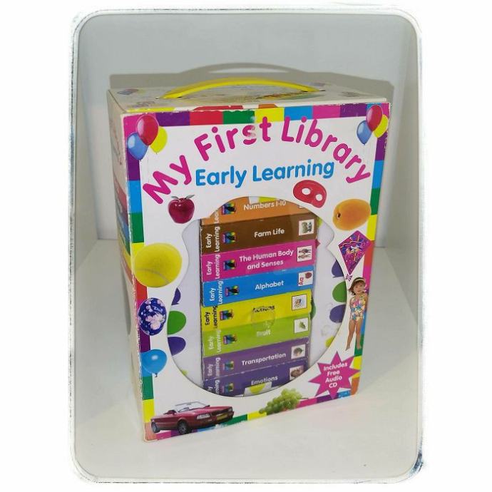 My First Library: Early Learning: 8 Board Book Block