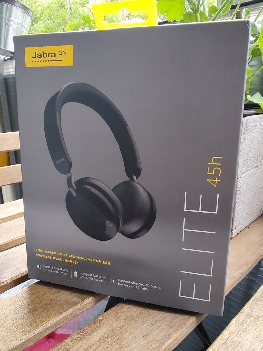 JABRA Elite 45h bt slušalice novo račun vakuum
