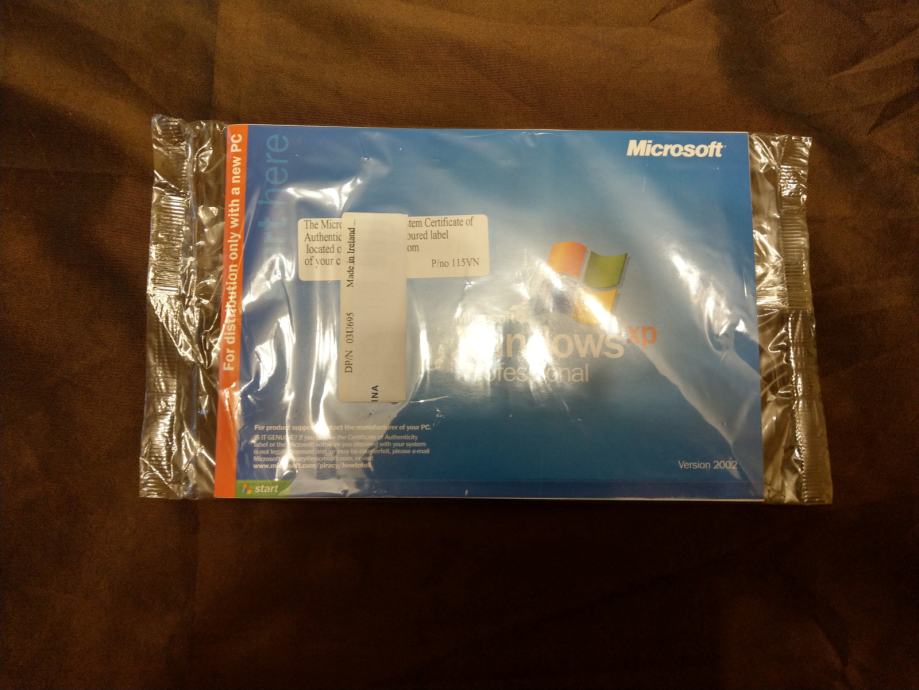 Original softver za Windows xp