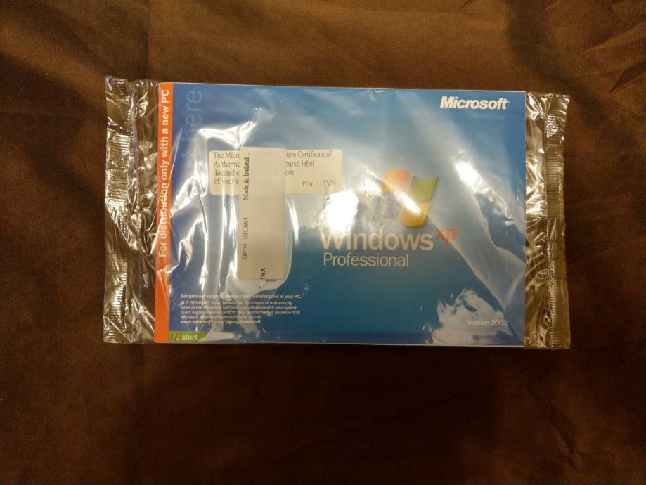 Original softver za Windows xp