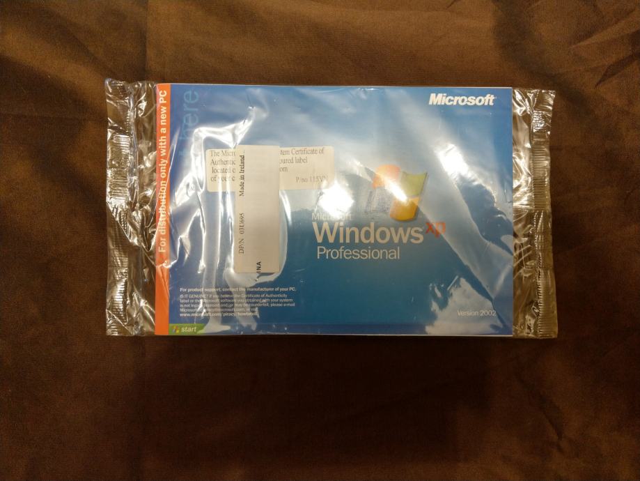Original softver za Windows xp