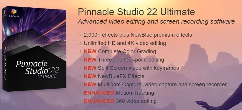 PINNACLE STUDIO 22 ULTIMATE | Original | ESD licenca | R1 račun