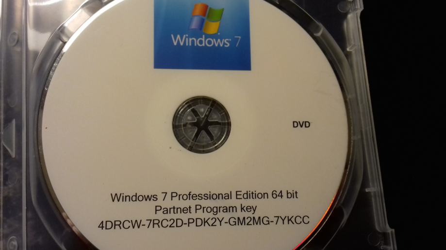 Windows 7 i Windows XP Professional CD