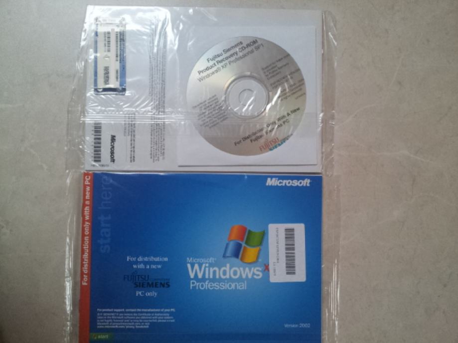 Windows XP Professional orginal FUJITSU OEM LEGALIZACIJA FISKALIZACIJA