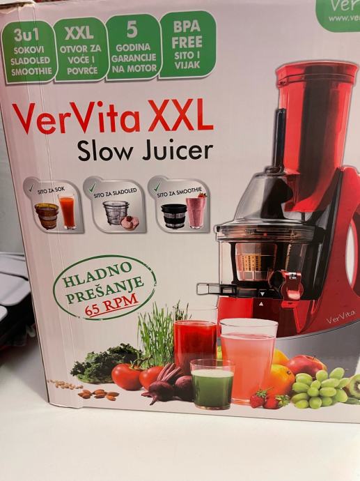 Vervita XXL sokovnik na hladno prešanje