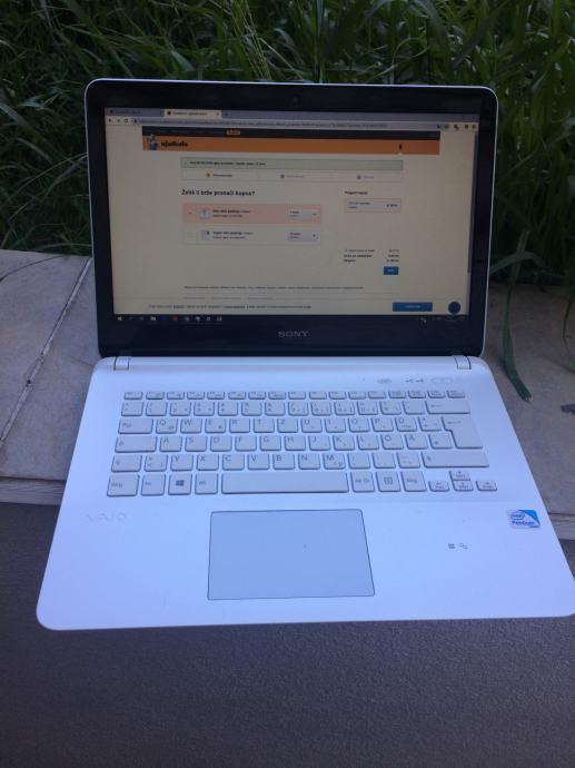 laptop Sony Vaio SVF142C29M bijeli 14,0 1600 x 900 rezolucija
