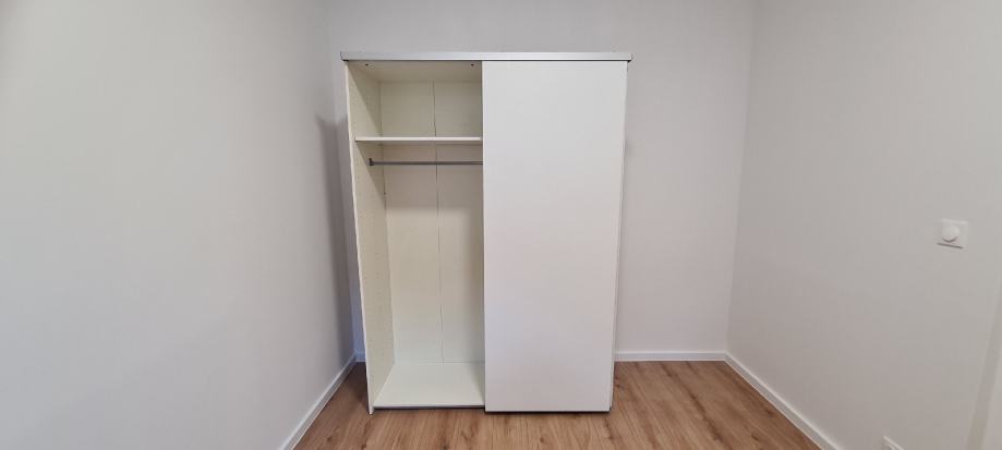 Dvokrilni ormari bijeli Ikea 145x58x203
