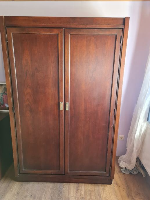 Američki garderobni ormar - puno drvo