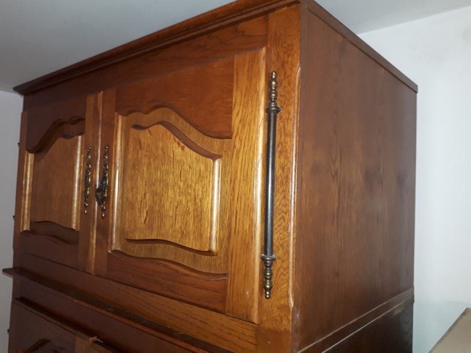 Vješaličar/Garderoba/Regal/Ormar/stilski, hrastov, star 50tak godina