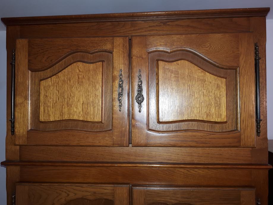 Vješaličar/Garderoba/Regal/Ormar/stilski, hrastov, star 50tak godina