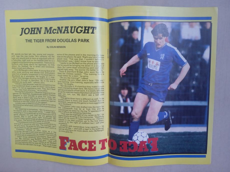 Chelsea 85/86-86/87 official programme :QPR, Liverpool,Luton Town