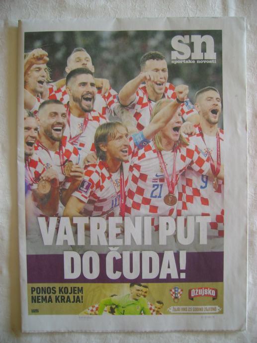 Vatreni put do čuda - novine, posteri, časopis i samoljepljive sličice