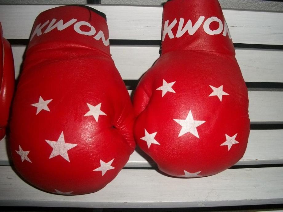 Kaciga i rukavice za kickbox Kwon