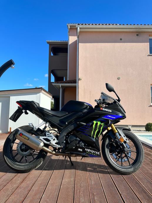 Yamaha YZF-R125 monster akrapovic prvi vlasnik, 2019 god.