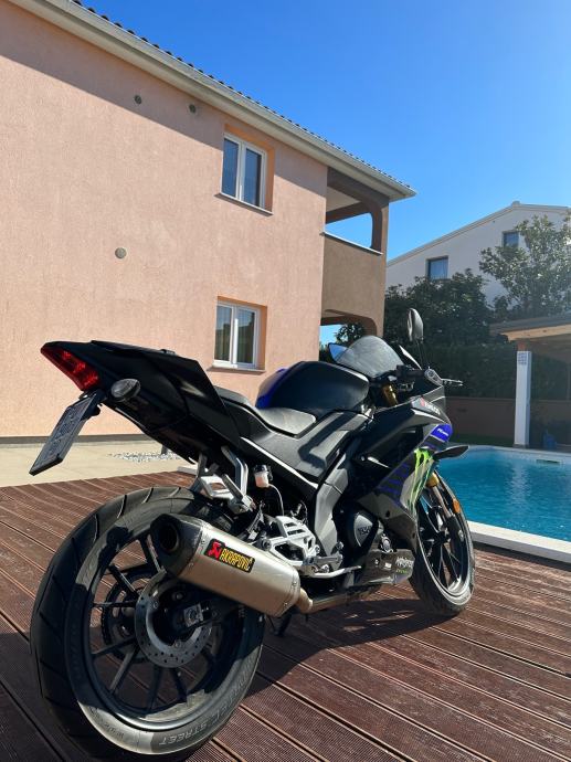 Yamaha YZF-R125 monster akrapovic prvi vlasnik, 2019 god.