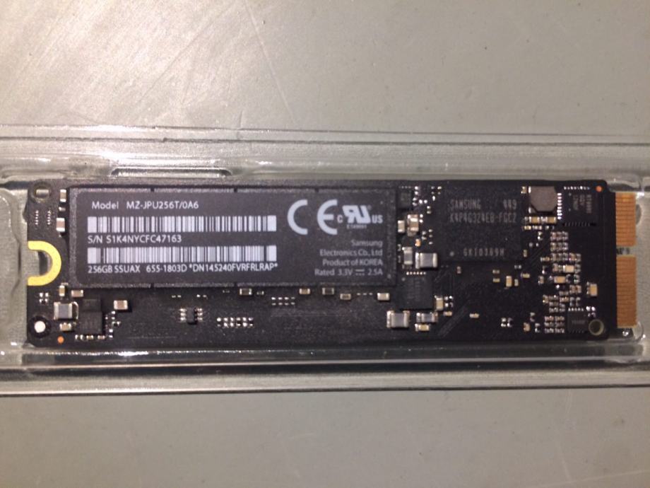 MBP Apple SSD 256GB