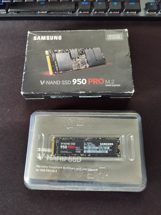 Samsung 950 Pro, 512GB, NVME
