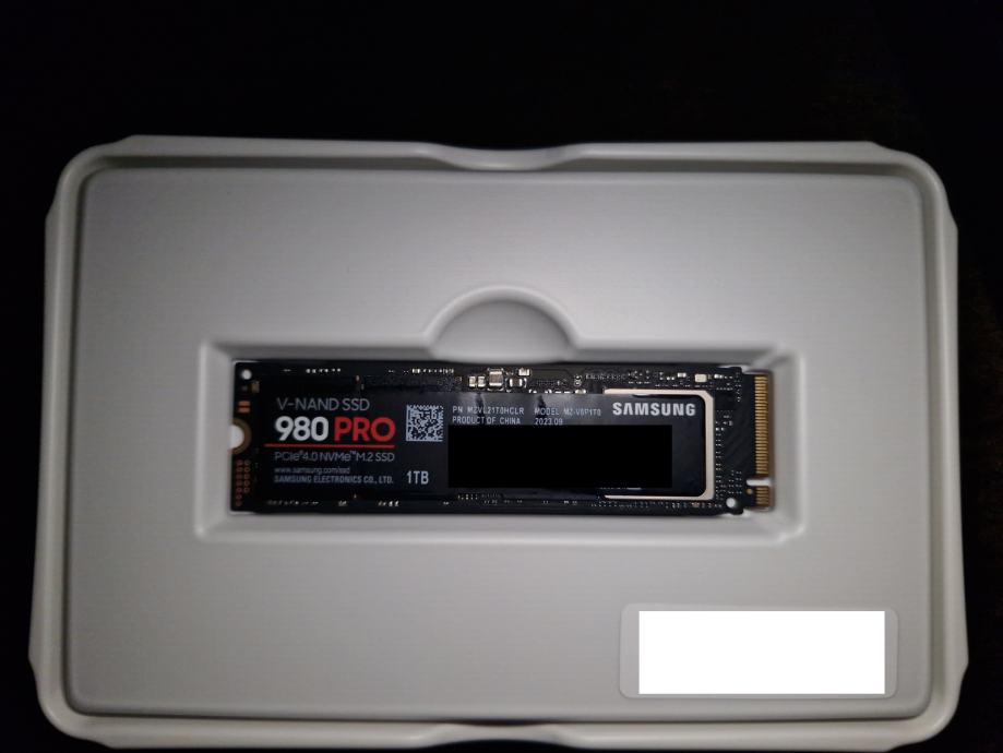 Samsung SSD 980 PRO Series 1TB M.2 PCIe, 7.000/5.000, MZ-V8P1