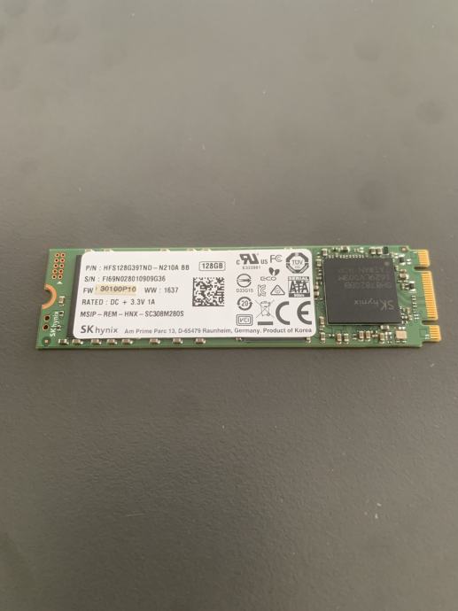 SK hynix 128GB PCIe NVMe M.2 SSD