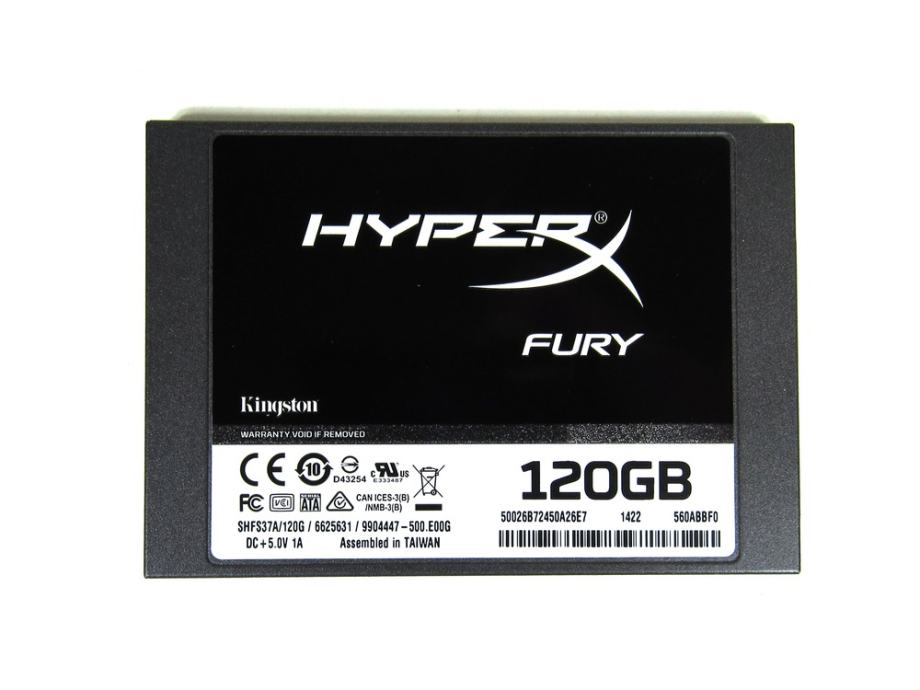 SSD 120 GB, KINGSTON HyperX FURY, SATA 3, 2.5 - NOVO, 36 mj. gar.