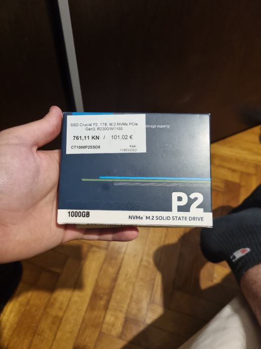 SSD 1Tb m2 gen3 garancija