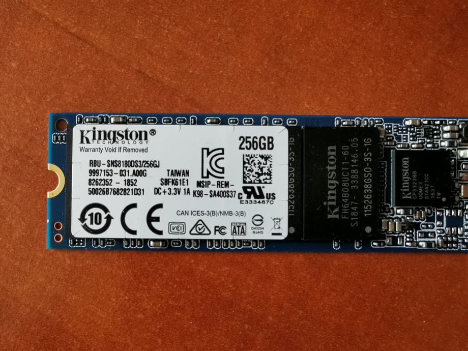 Kingston SSD M.2 - 256 GB