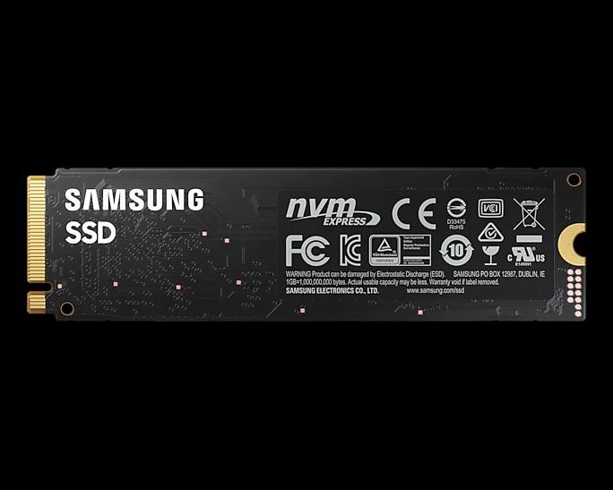 SSD 500 GB SAMSUNG 980 NVMe M.2, MZ-V8V500BW, maks. do 3100/2600 MB/s