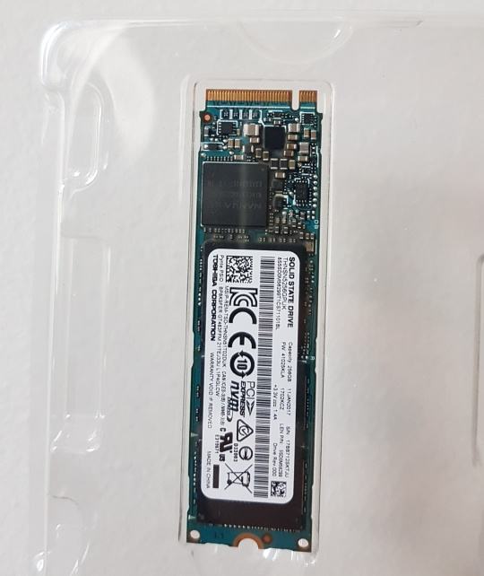 Toshiba disk SSD NVMe 256 GB