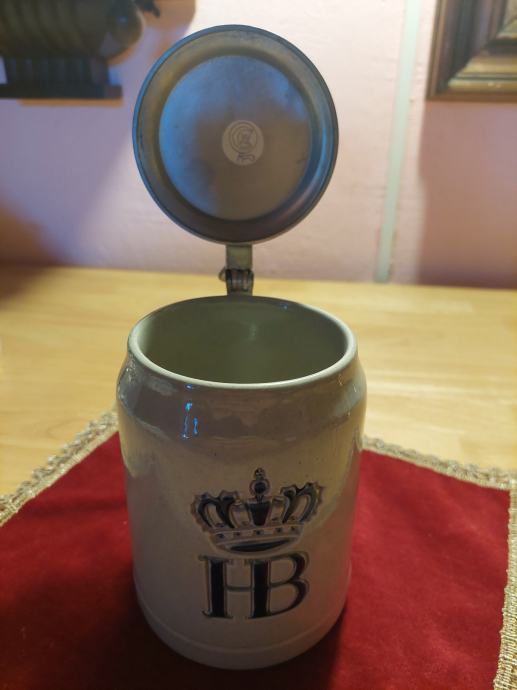 ViNTAGE HB HOFBRAUHAUS MUNCHEN Stara Krigla Za Pivo