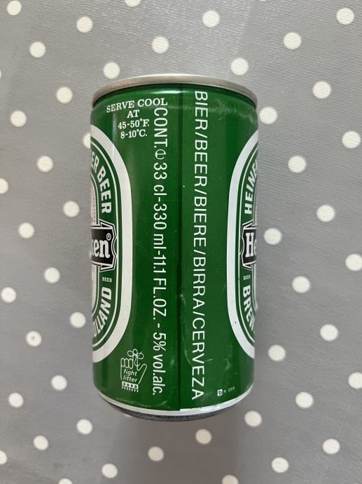 Heineken limenka iz Čilea, stara, period 70/80…