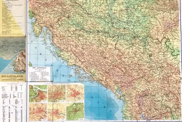 KARTA JUGOSLAVIJE-KARTA SVIJETA