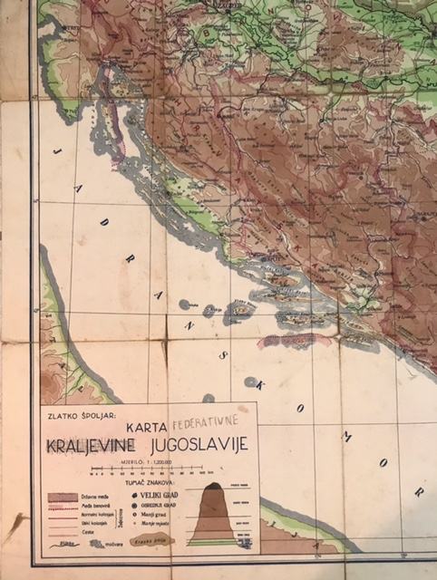 KARTA KRALJEVINE JUGOSLAVIJE