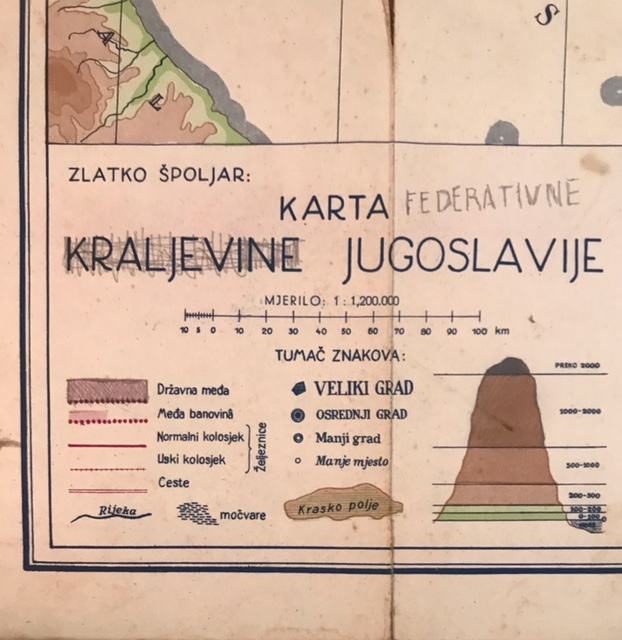 KARTA KRALJEVINE JUGOSLAVIJE