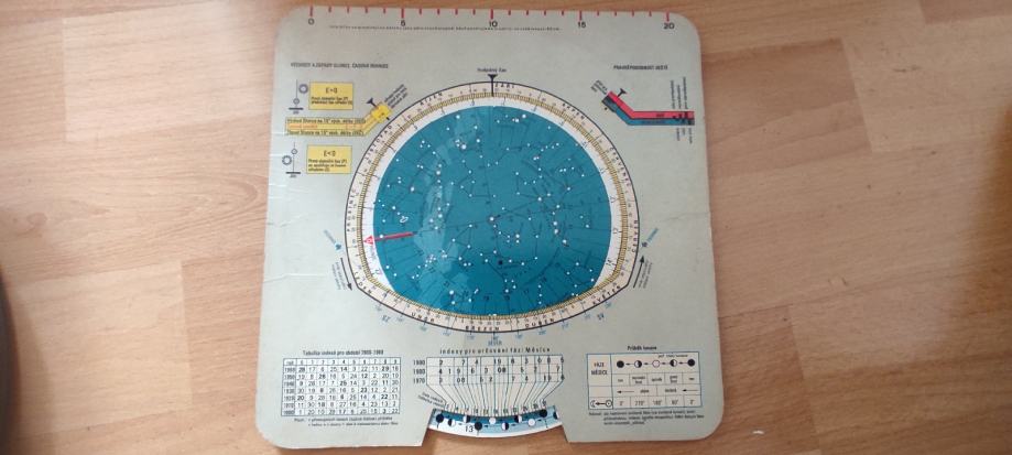 Karta zvjezdanog neba Rukul 1972