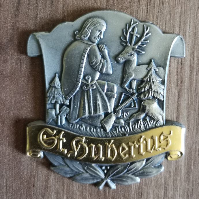 METALNA MEDALJA SV. HUBERTUS-SUPER STANJE
