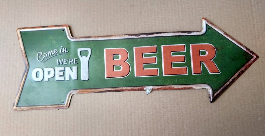 Metalna tabla Beer