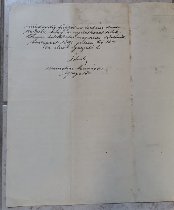 ORIGINAL DOKUMENT IZ 1895. GODINE