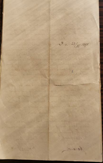 ORIGINAL DOKUMENT IZ 1897. GODINE