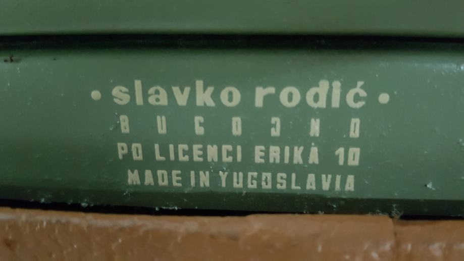 STARA PISAĆA MAŠINA - BISER - Slavko Rodić - Bugojno