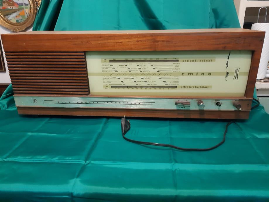 Radio aparat lampas EI NIŠ Emina 70/71 god