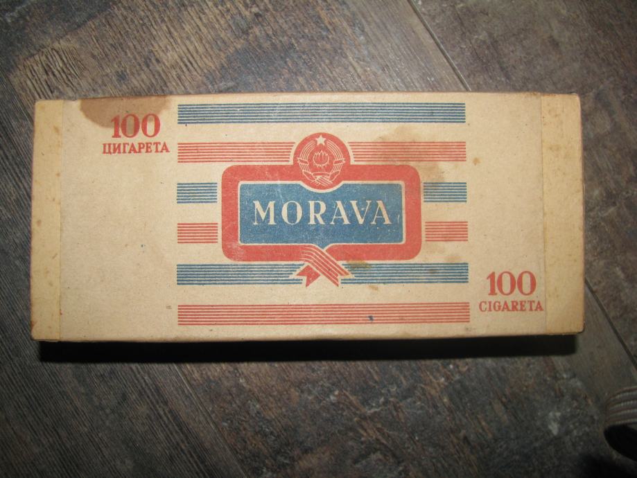 Stara kutija za cigarete Morava FNRJ