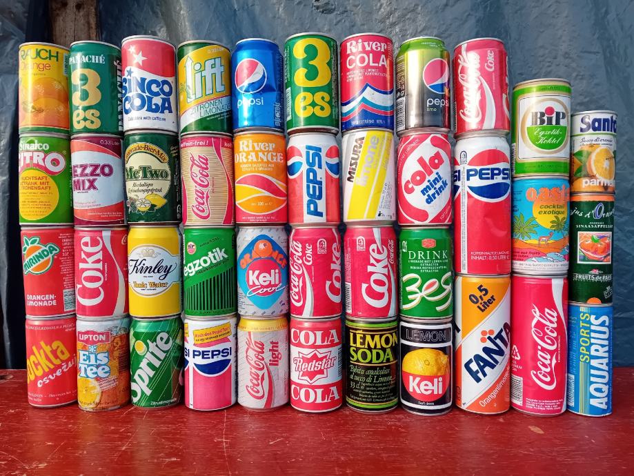 stare limenke od sokova